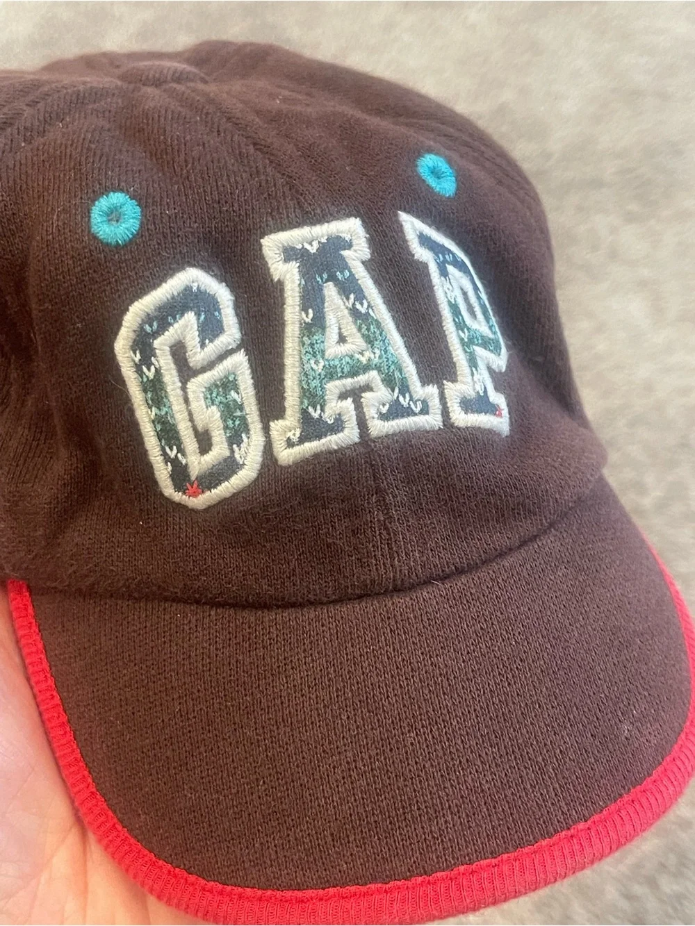 GAP | Accessories | Baby Gap Infant Brown Logo Baseball Cap Hat Up To 6 ...